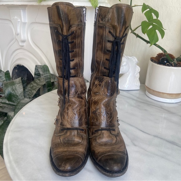 Vintage | Shoes | Vintage Dkode 200s English Leather Boots Kitten Heel ...